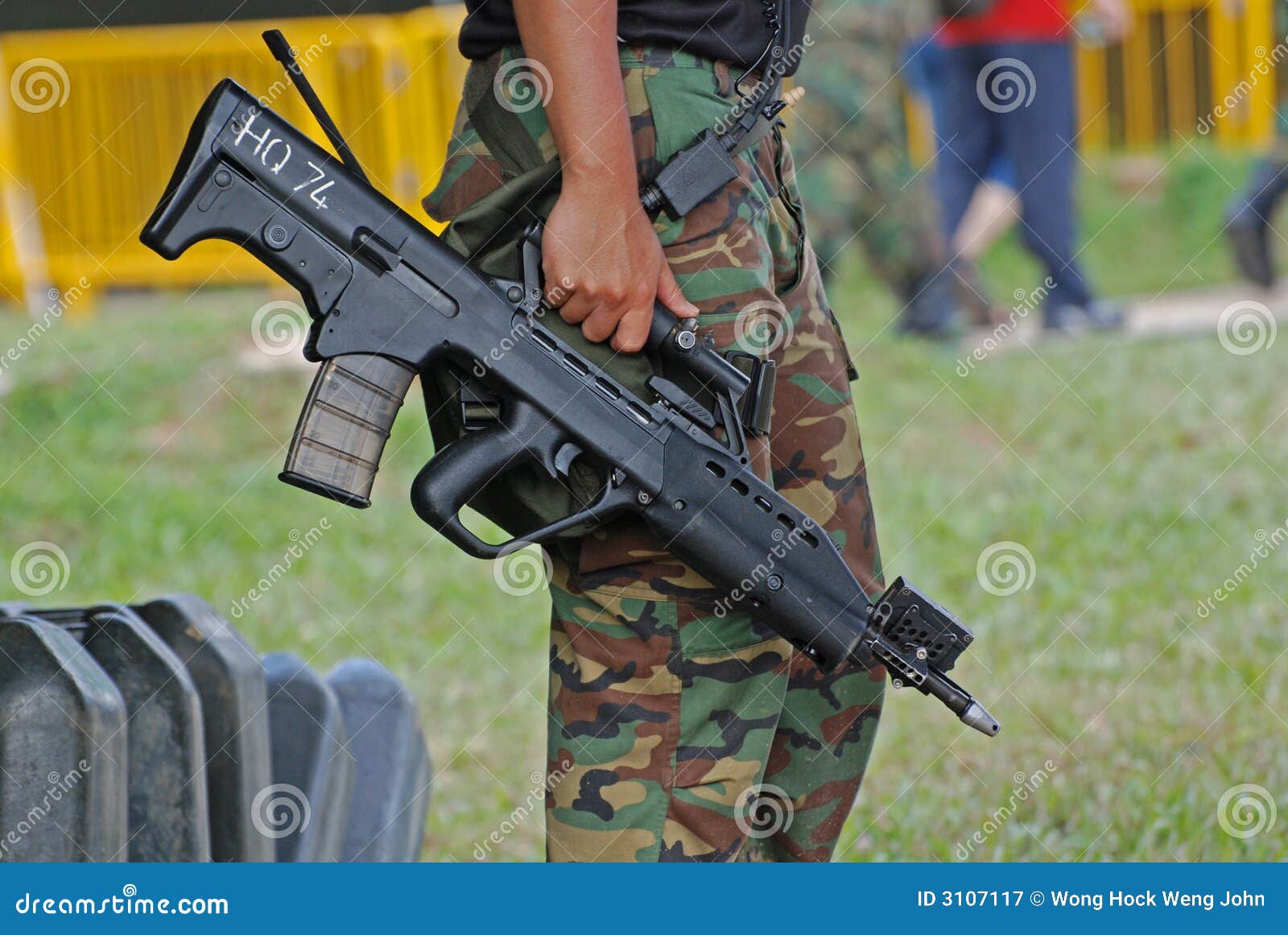 Soldier With Riffle Picture. Image: 3107117