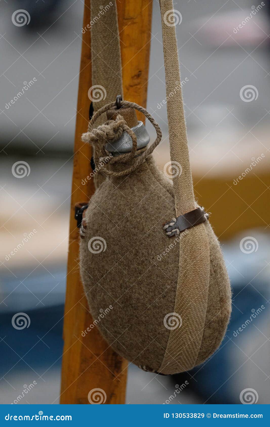 Soldier`s flask stock image. Image of soldiers, beam - 130533829