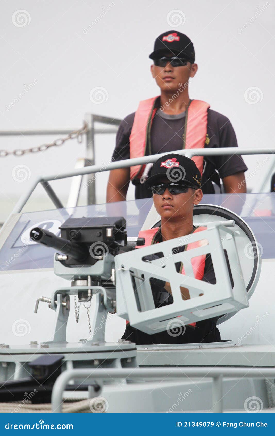 Soldier in the speed boat editorial stock image. Image of boat - 21349079