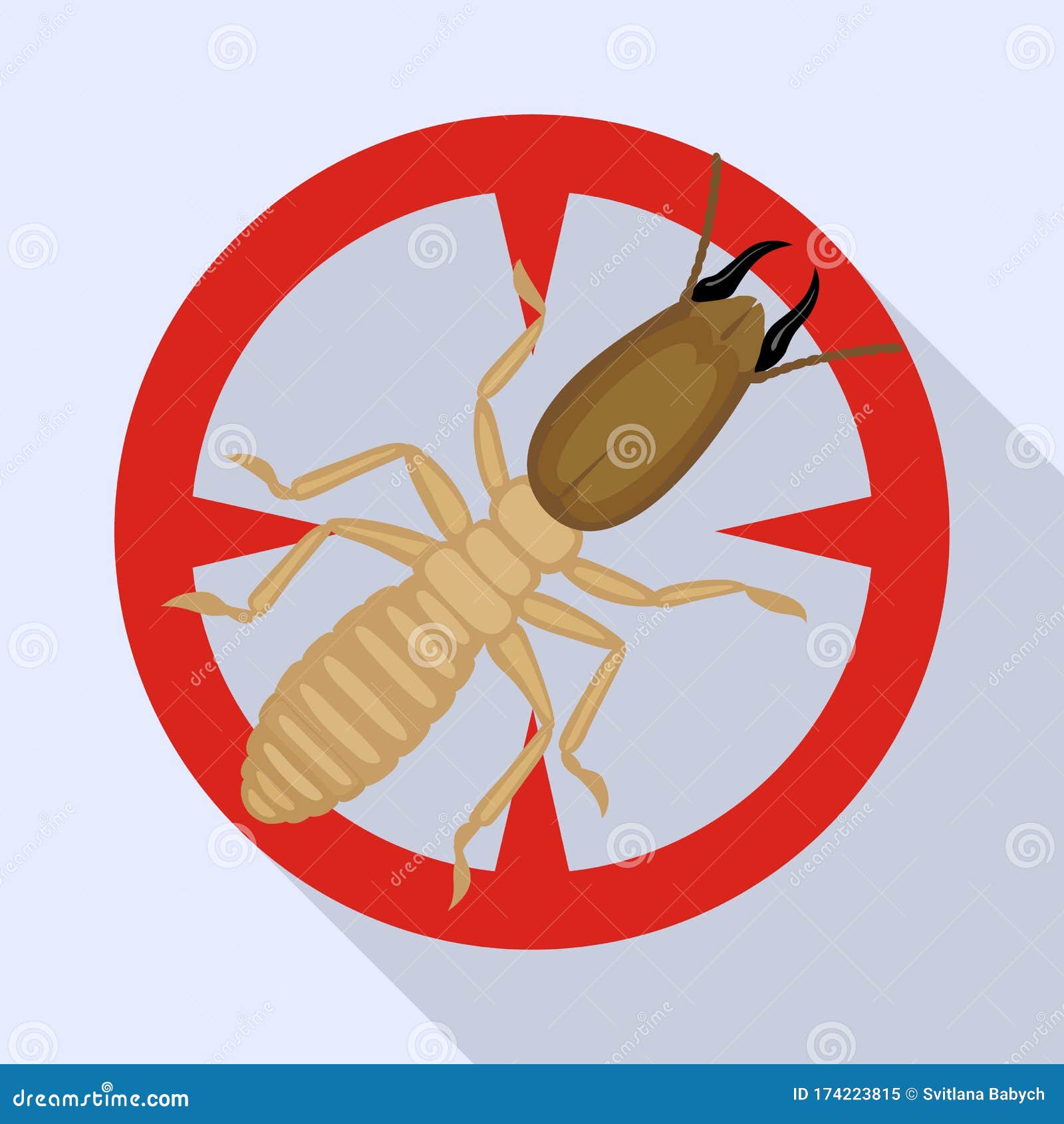 Soldier Termite Illustration | CartoonDealer.com #22496439