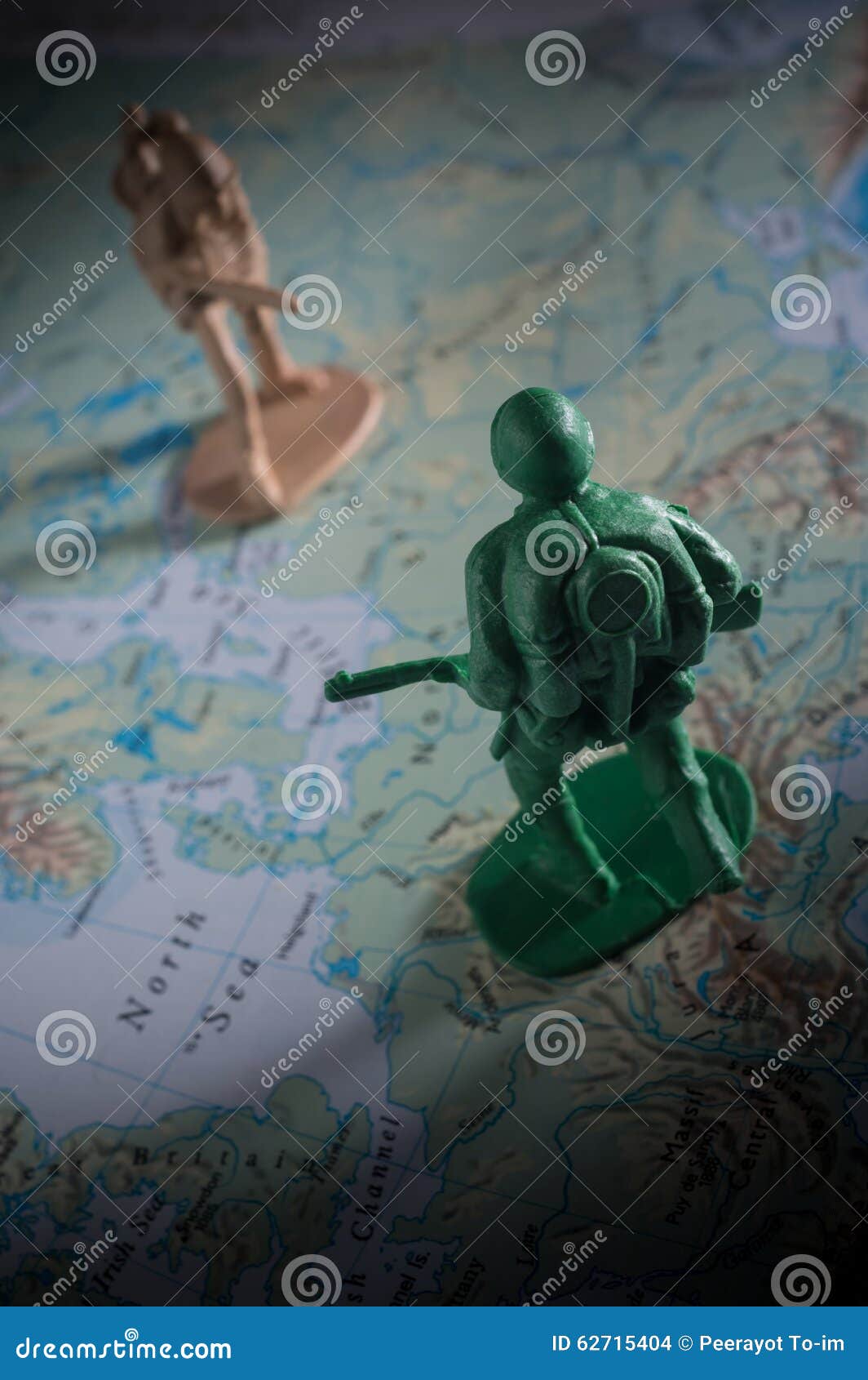 Soldier Toys on Map,war Concept.. Stock Photo - Image of infantry ...