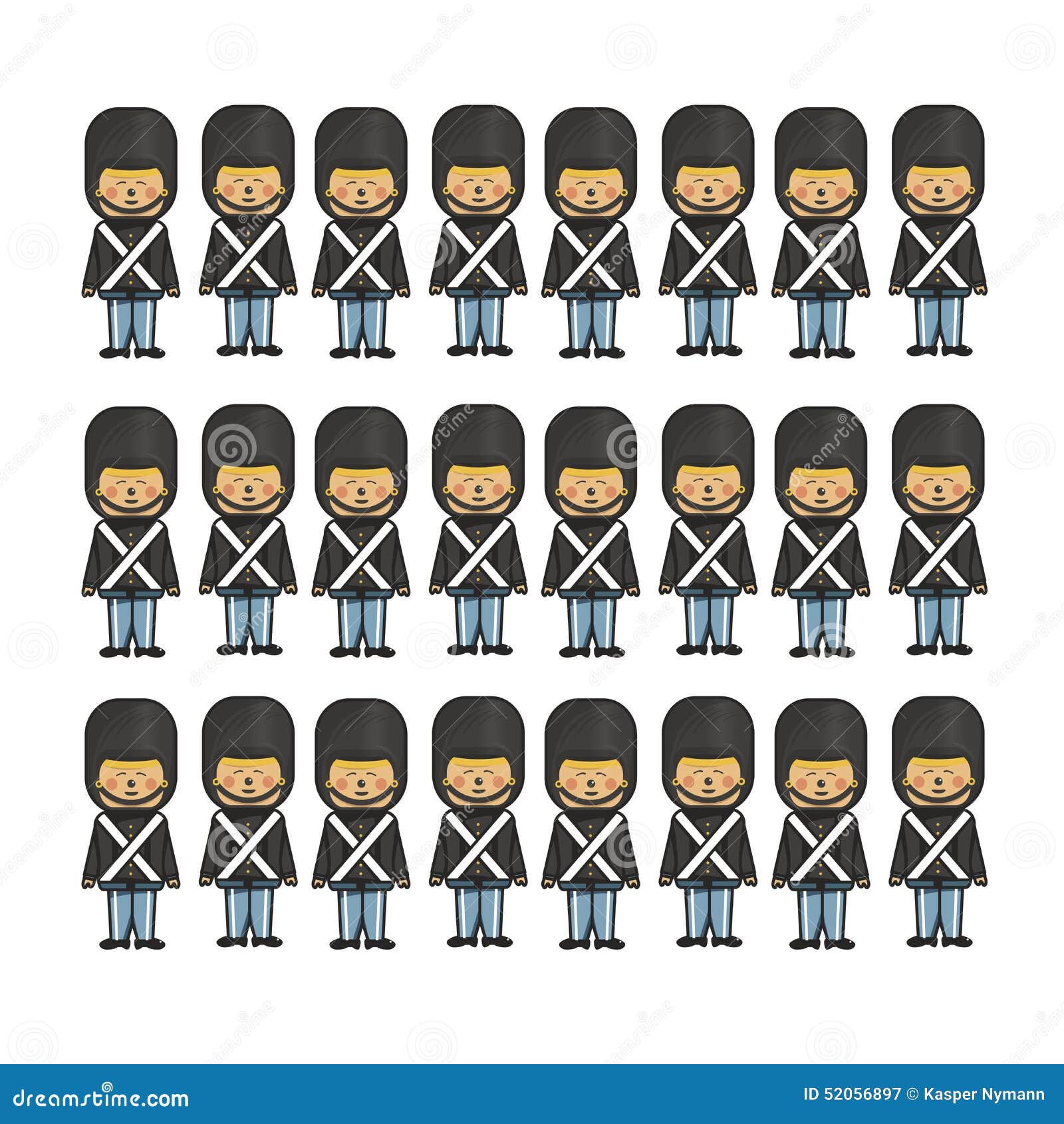 Happy Soldier Cartoon Colored Clipart Illustration | CartoonDealer.com ...