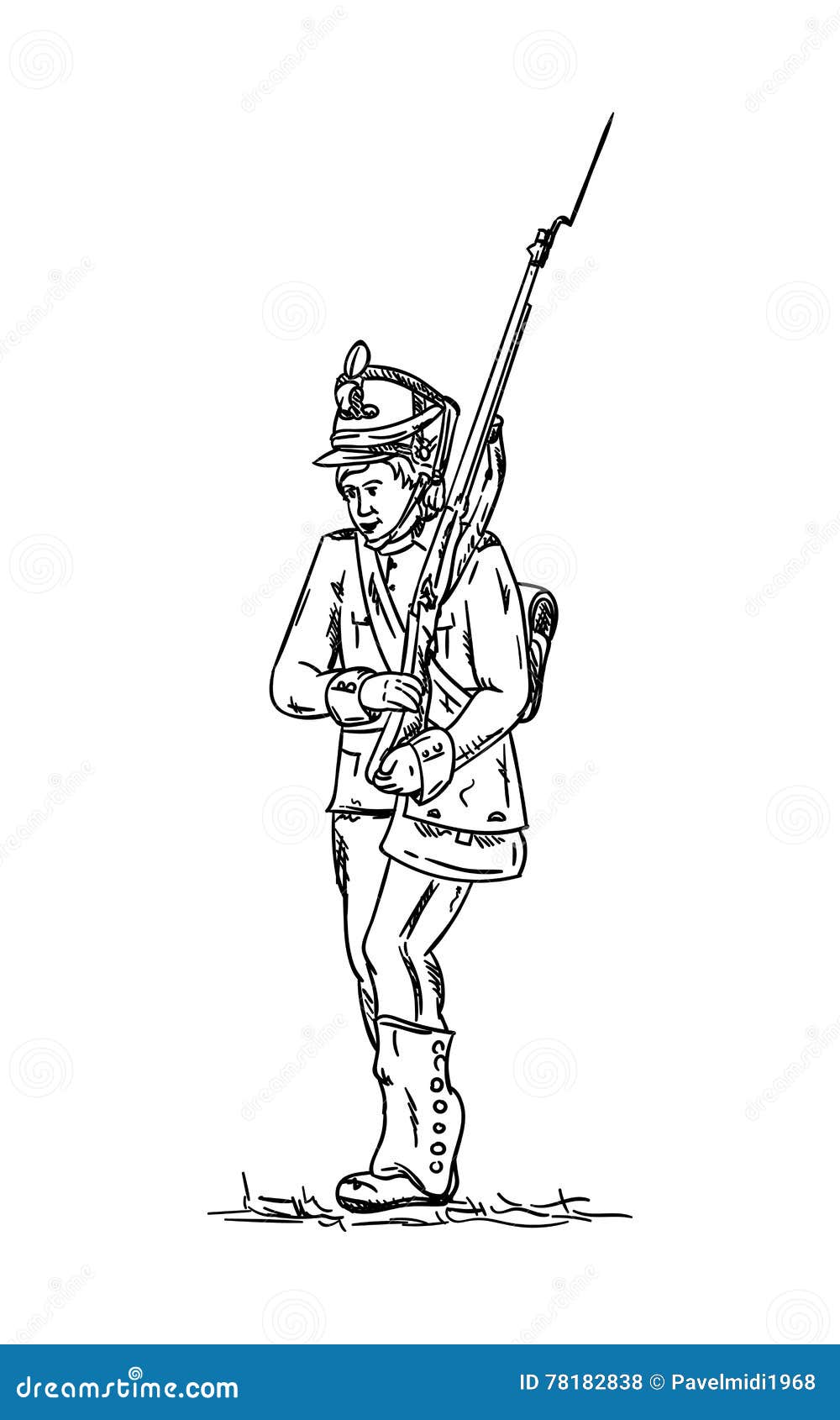 Soldier Striped Stock Illustrations – 549 Soldier Striped Stock ...