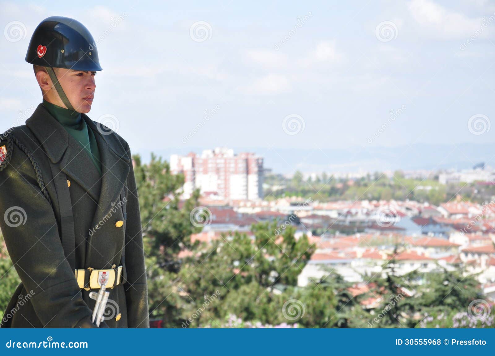 Soldier on watch editorial stock photo. Image of force - 30555968