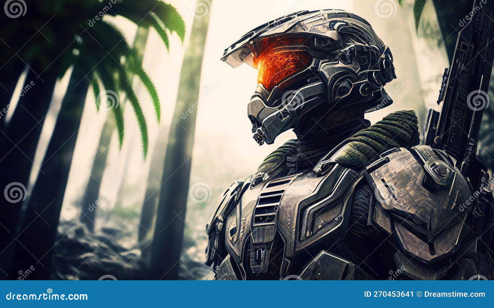 Soldier in the Woods: a High-Tech Warrior Ventures into the Wild. Stock ...