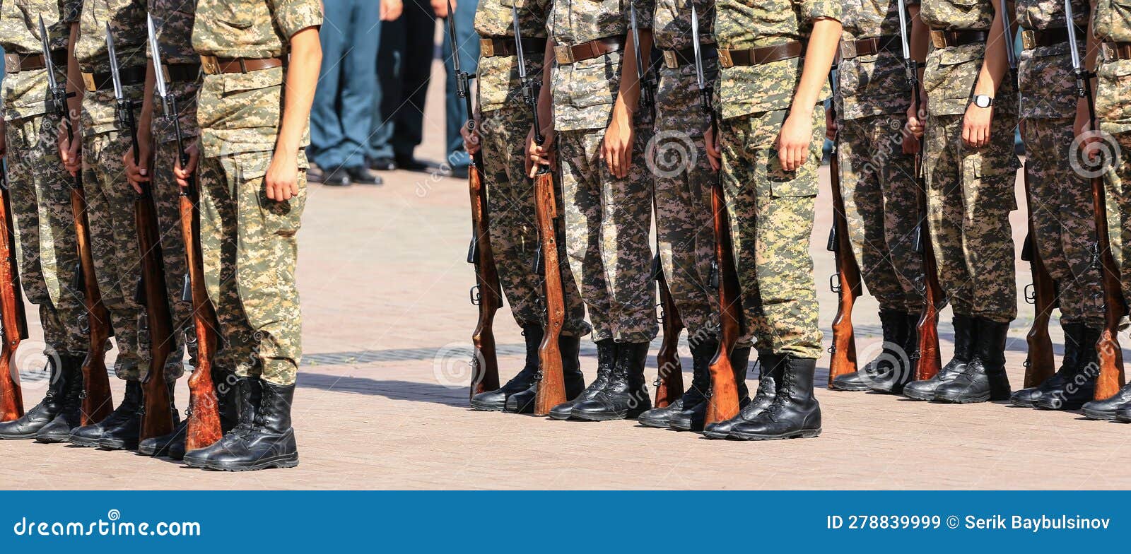 Soldiers, Army, Formation on the Parade Ground Stock Image - Image of ...