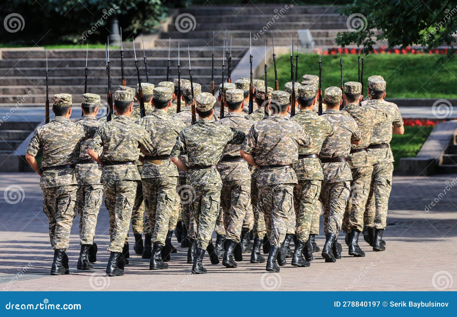 Soldiers, Army, Formation on the Parade Ground Stock Image - Image of ...