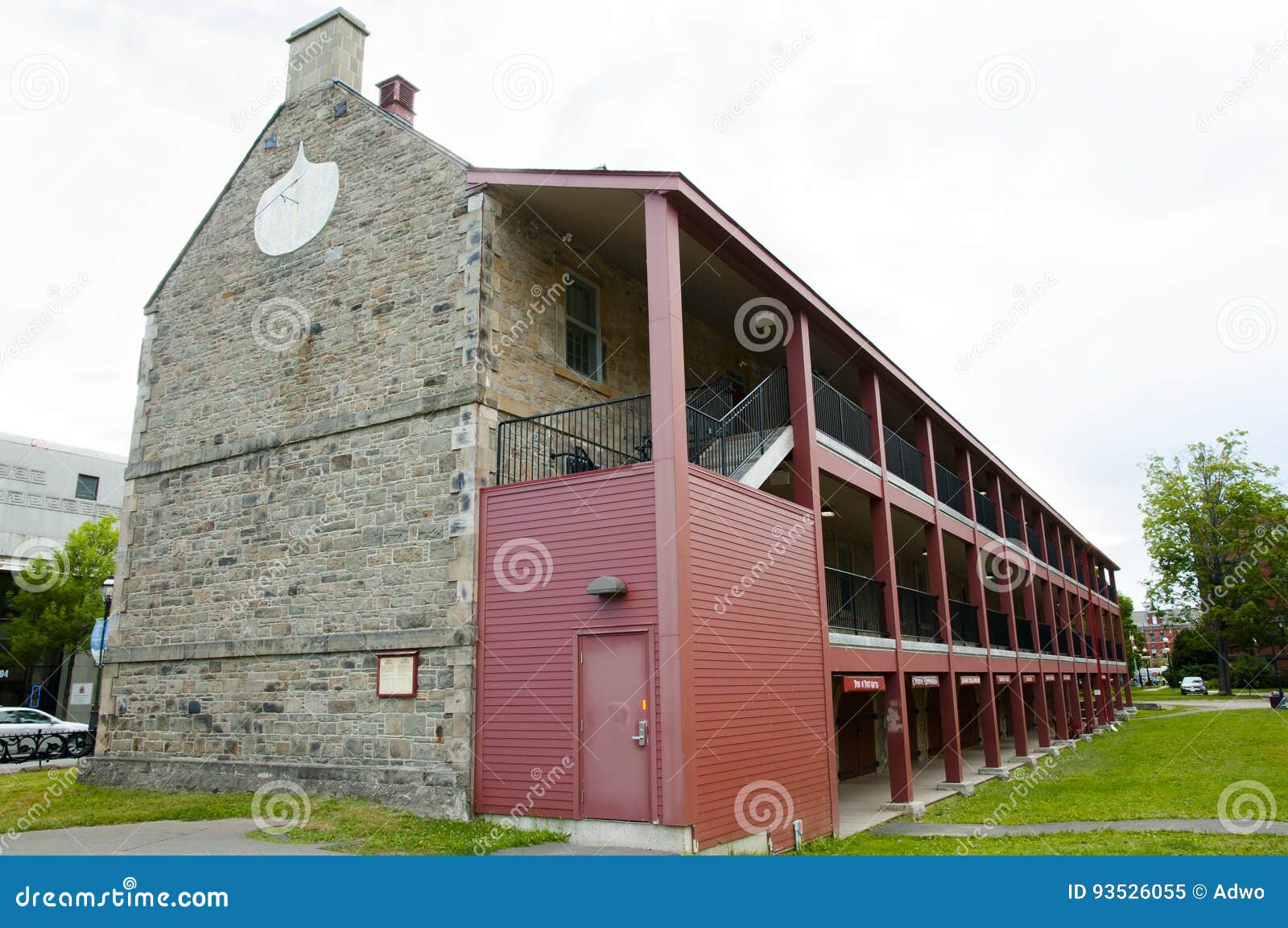 Soldiers` Barracks in Historic Garrison District - Fredericton - Canada ...
