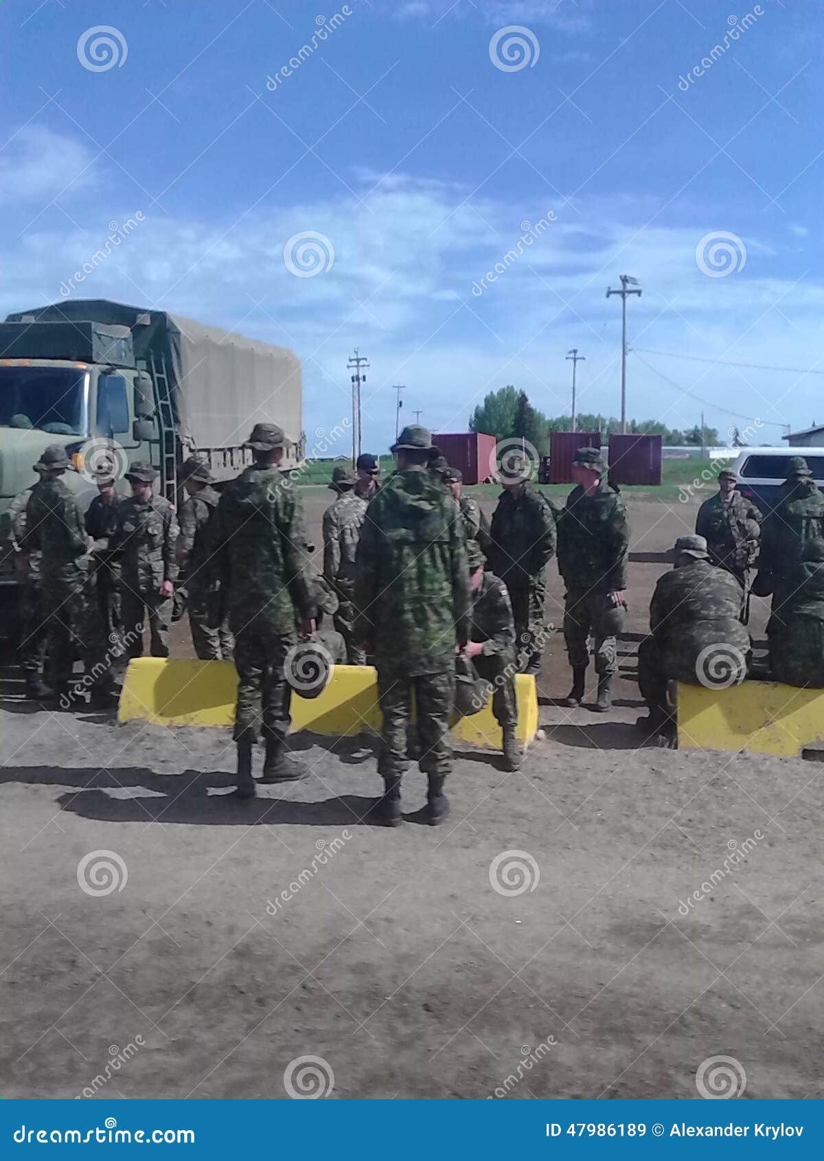 Soldiers deploy editorial stock image. Image of onsite - 47986189