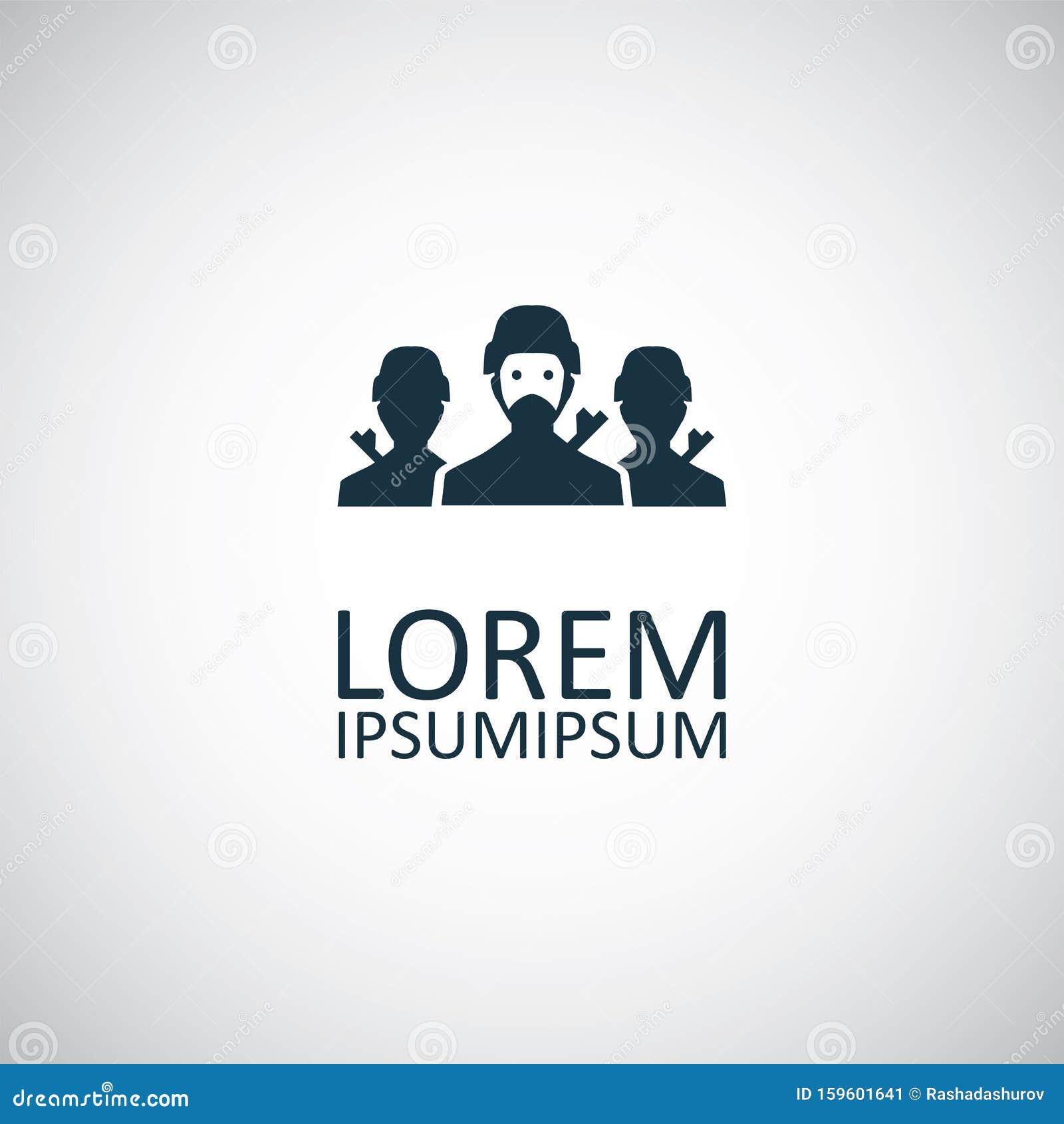 Soldiers Group Icon. for Web and Stock Vector - Illustration of combat ...