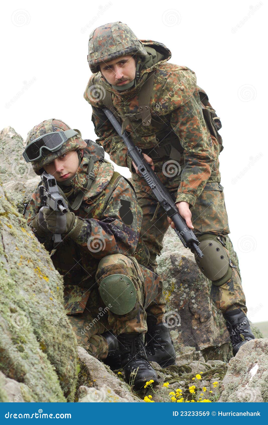 Soldiers in Heavy Combat Ammunition Stock Image - Image of male, human ...