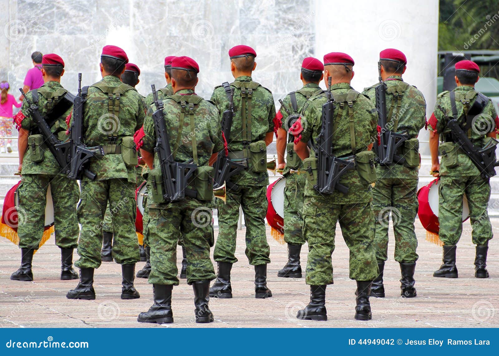 Soldiers In Formation With Flag Editorial Photo | CartoonDealer.com ...