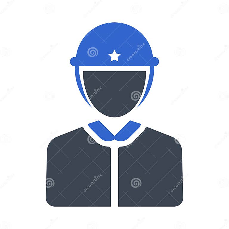 Soldiers icon stock vector. Illustration of police, avatar - 260609980