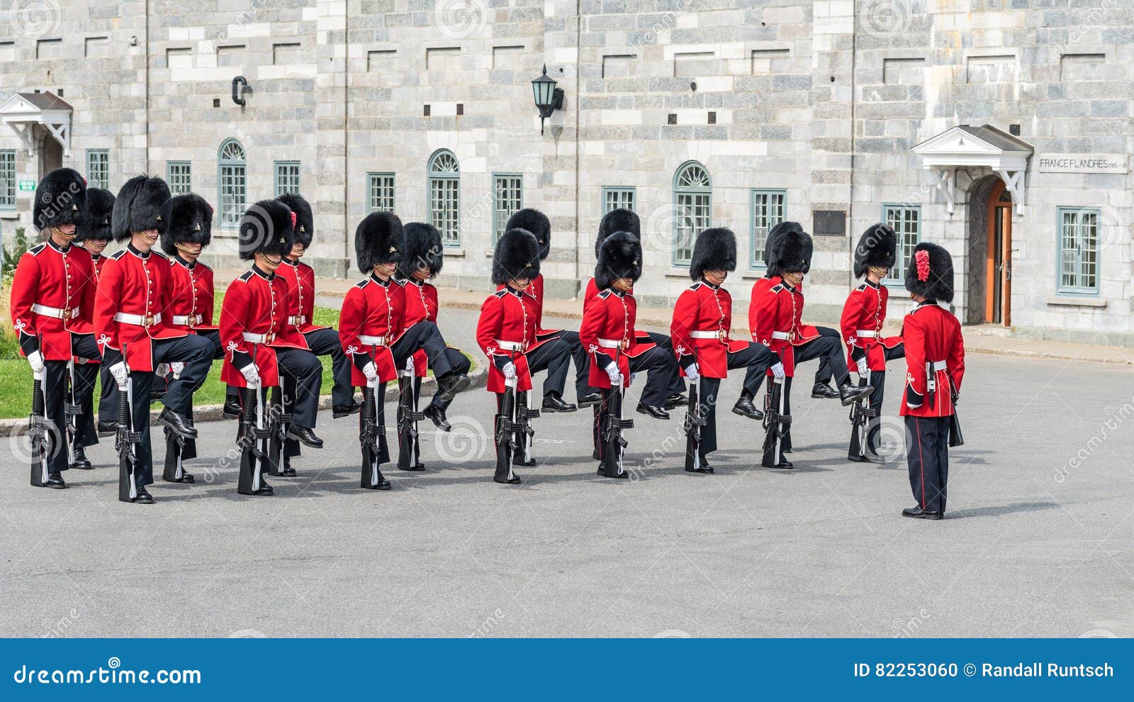 Soldiers March at the Citadel in Quebec City Editorial Image - Image of ...
