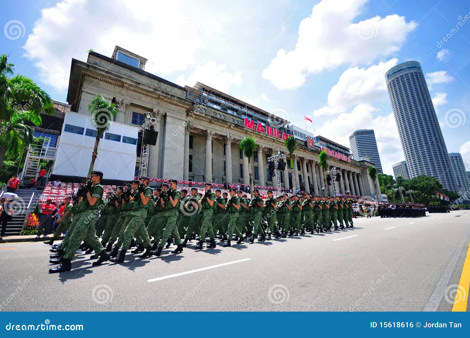 Soldiers Marching during NDP 2010 Editorial Photo - Image of commander ...
