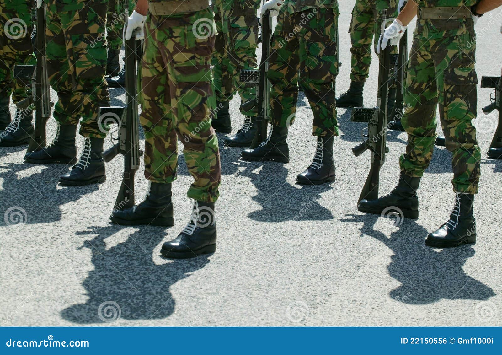 Soldiers in Parade stock photo. Image of formation, military - 22150556