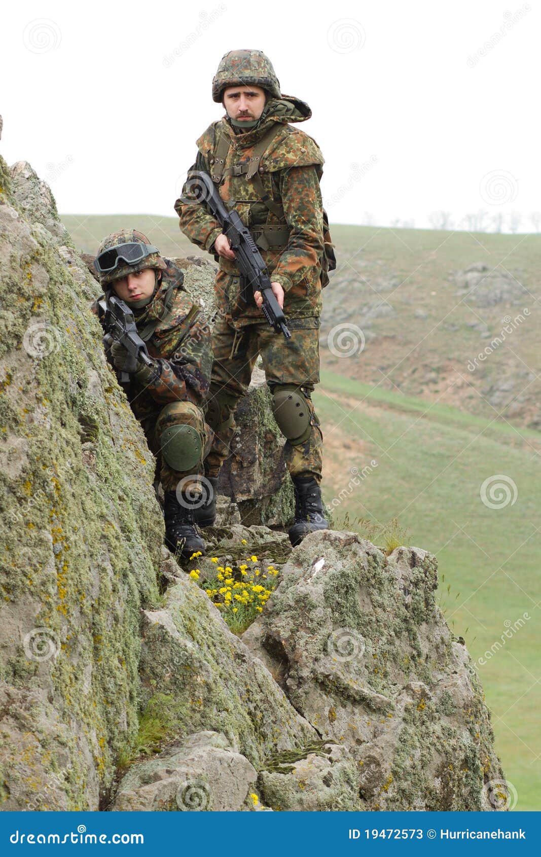 Soldiers On The Rock Picture. Image: 19472573