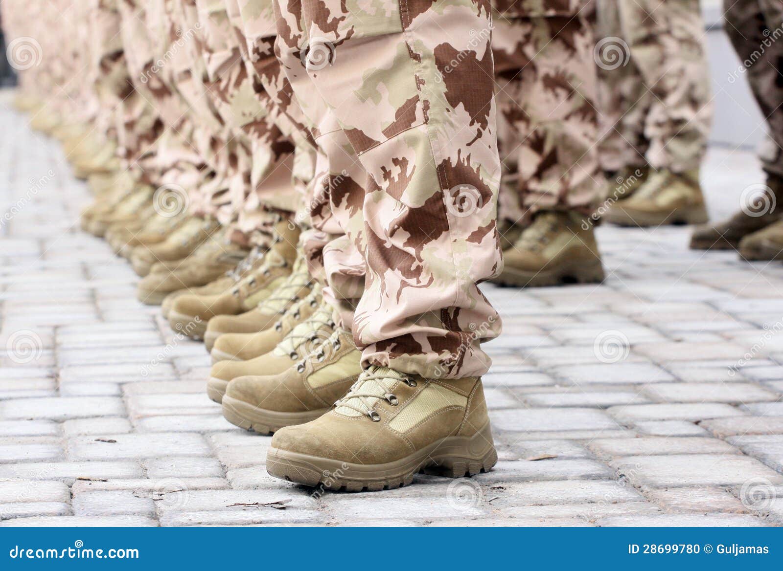 Soldiers in a row. stock photo. Image of forces, army - 28699780
