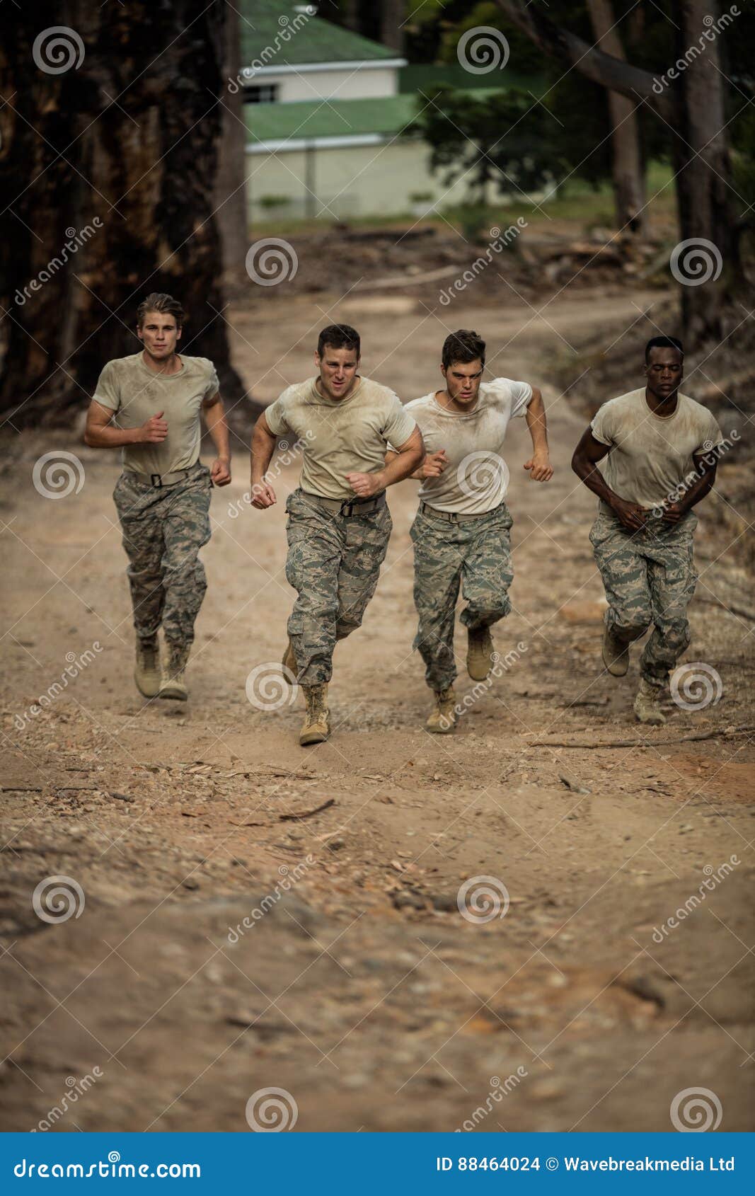 Soldiers running stock photo. Image of leisure, activity - 88464024