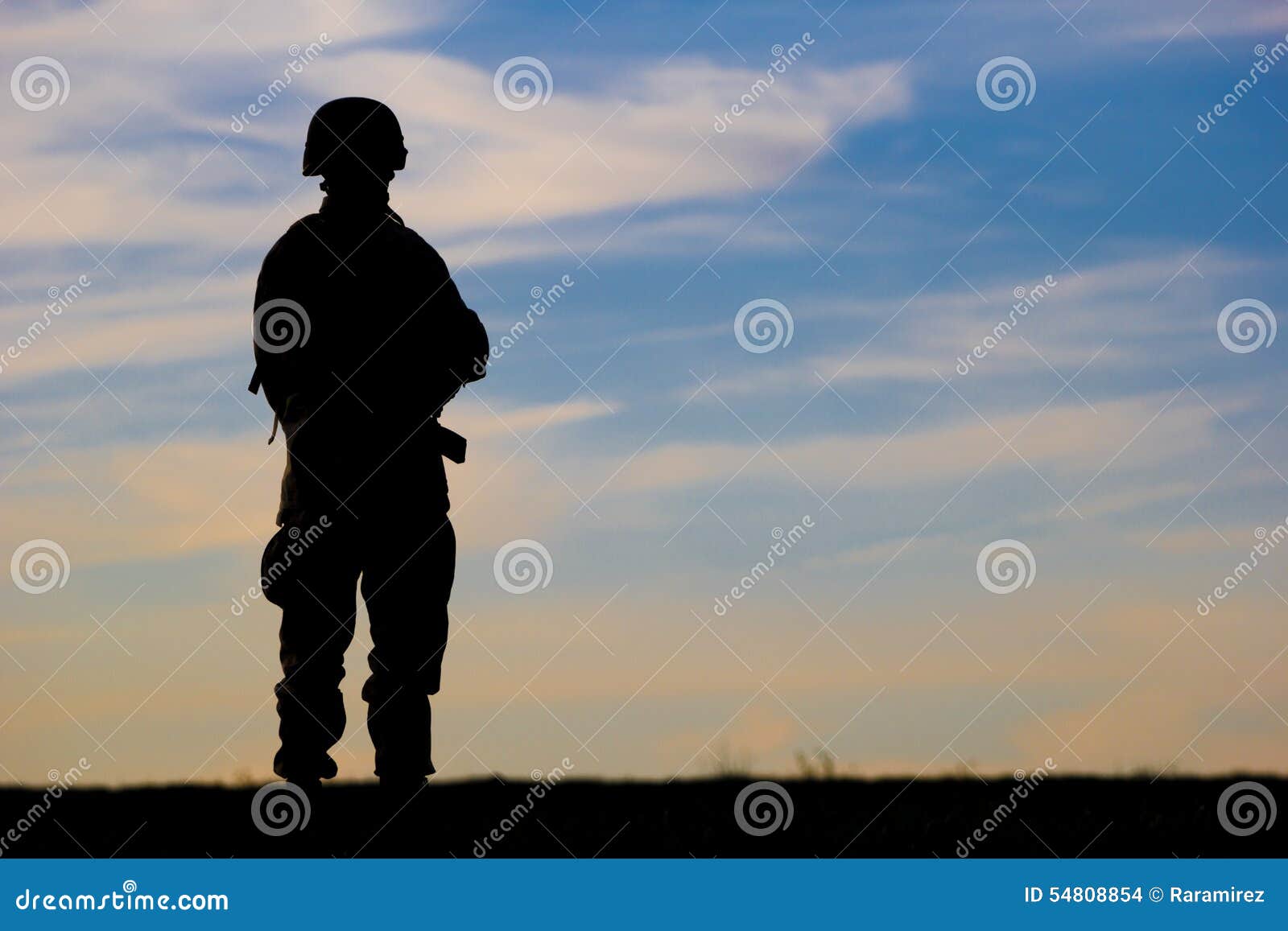 Silhouette Soldiers In Action Rappelling Climb Down From Helicopter ...