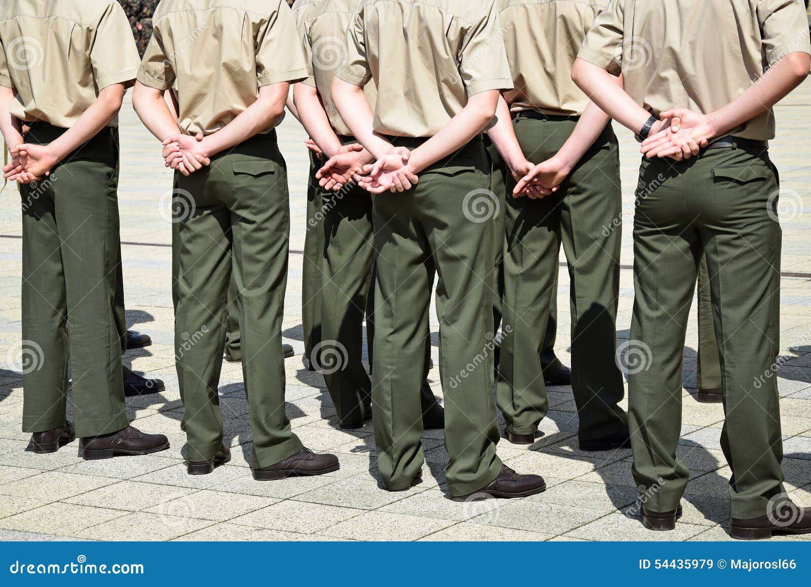 Soldiers stock image. Image of outdoors, view, standing - 54435979