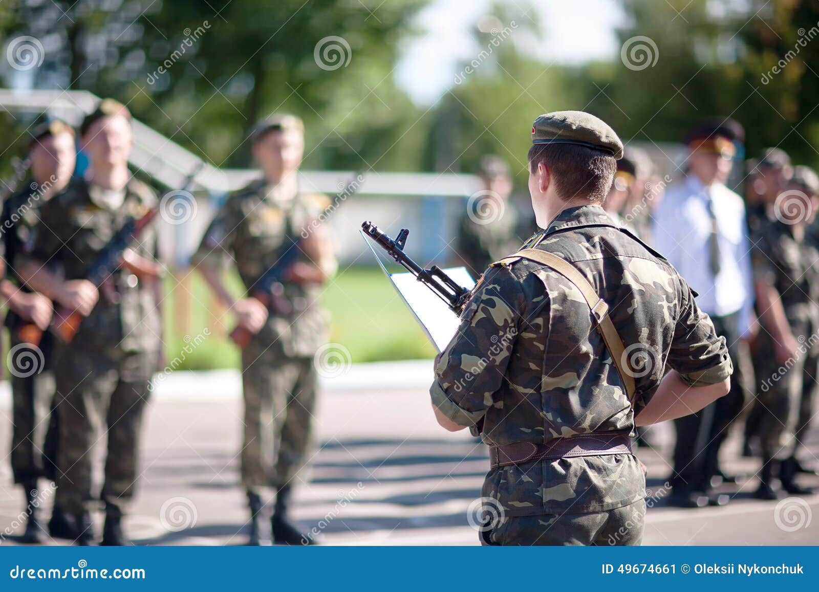 Soldiers are Taking the Oath Editorial Photo - Image of fragment ...