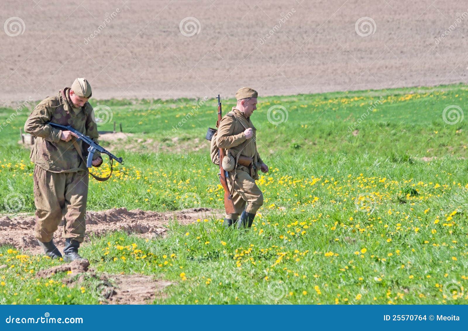 Soldiers walk editorial stock image. Image of human, arms - 25570764