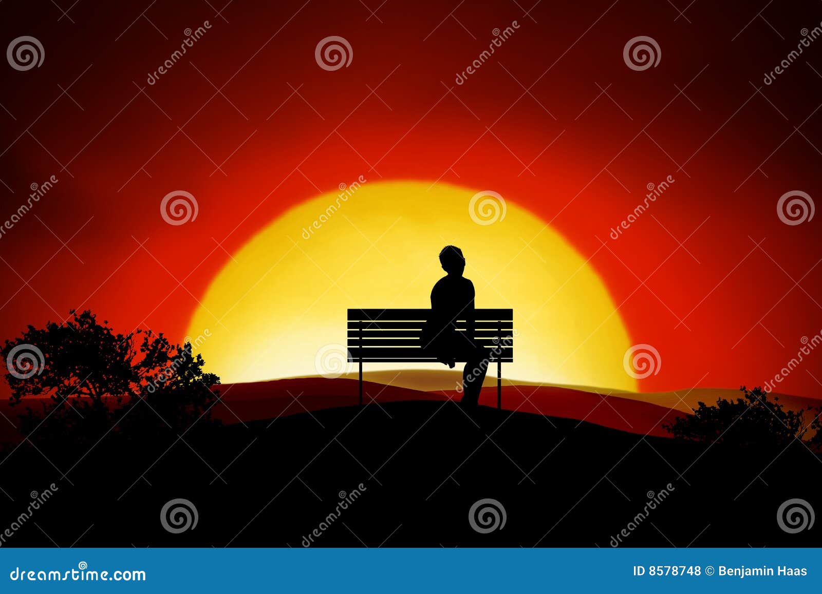 Soledad stock de ilustración. Ilustración de vida, aislamiento - 8578748