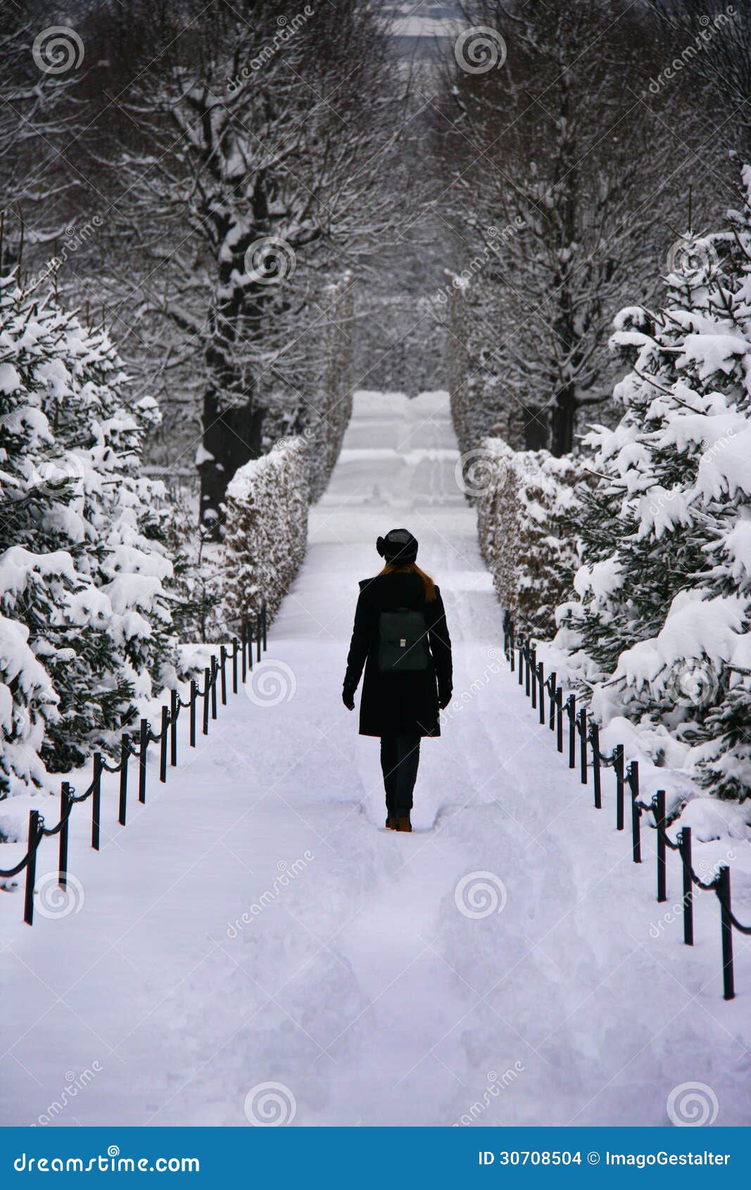 Soledad que busca foto de archivo. Imagen de vida, nevoso - 30708504