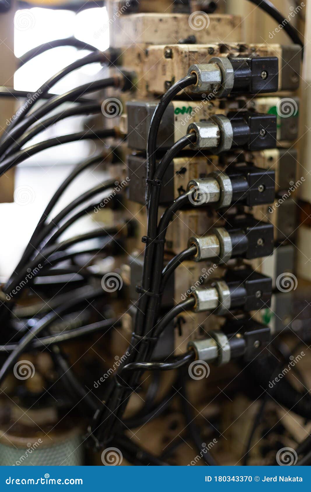 Solenoid Valve Pneumatic Equipment for Machine in the Factory Stock ...