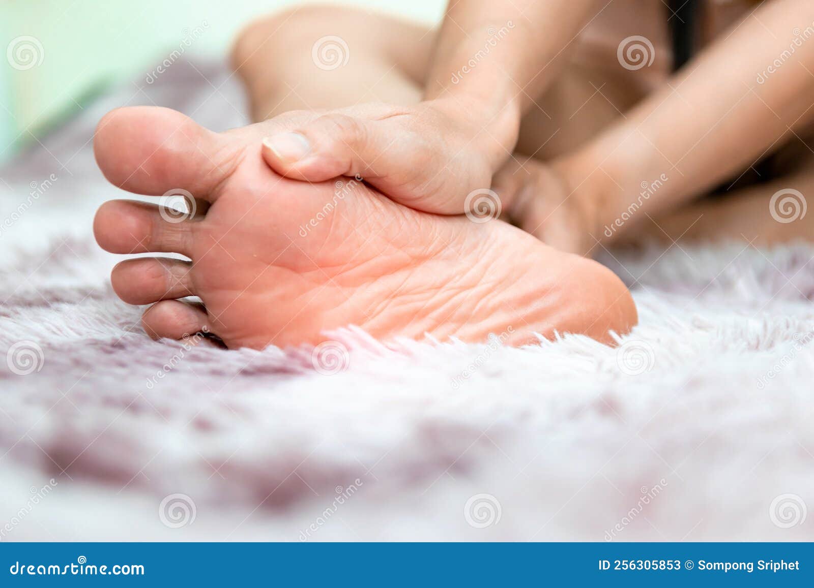 Soles Inflammation the Human Foot Bones Stock Image - Image of ...