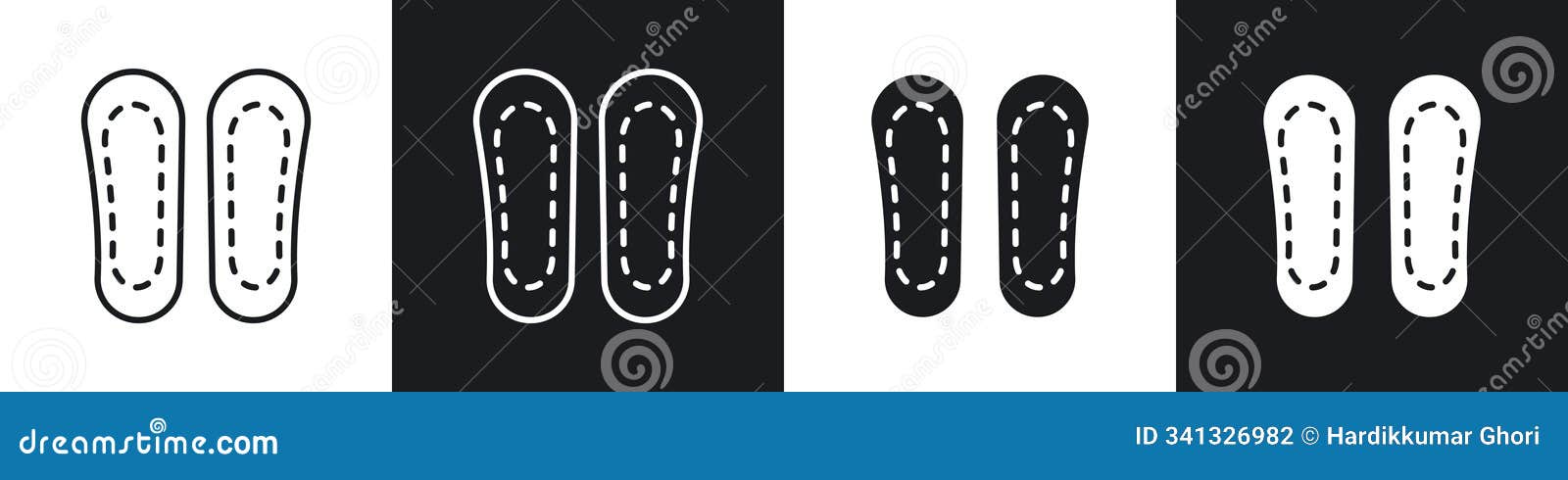Soles Icon Set. Footprint Vector Symbol. Sneaker Step Print Sign. Feet ...