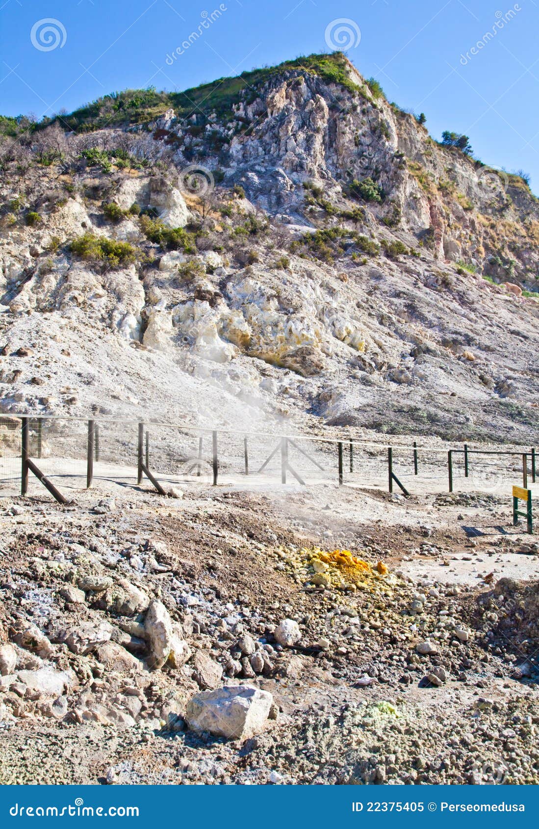 Solfatara - Volcanic Crater Stock Image - Image of imaginative, naples ...