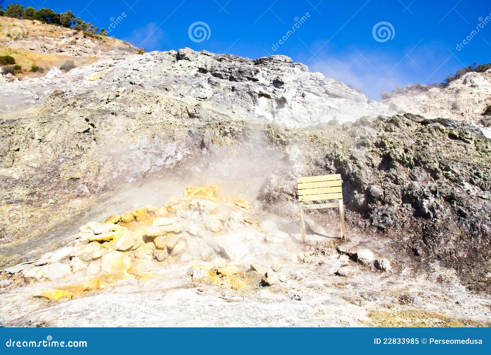 Solfatara - Volcanic Crater Stock Image - Image of napoli, smell: 22833985