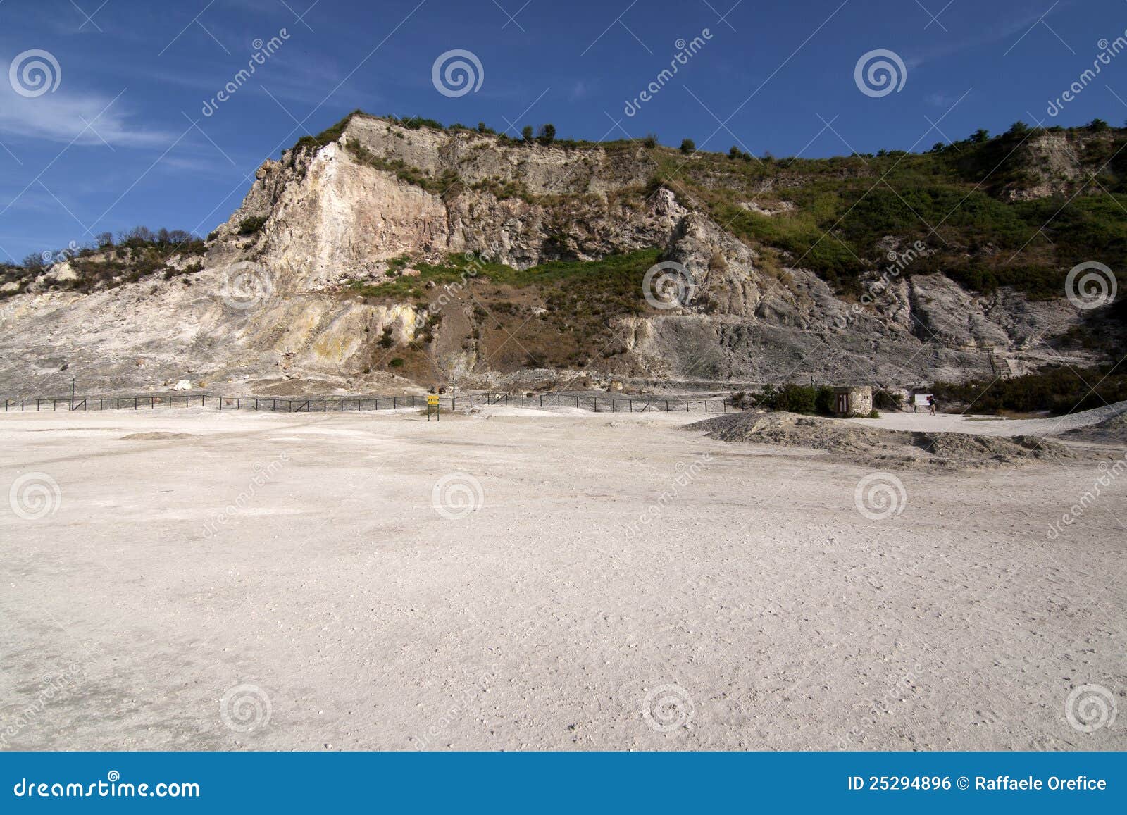 Solfatara volcanic crater stock photo. Image of italy - 25294896