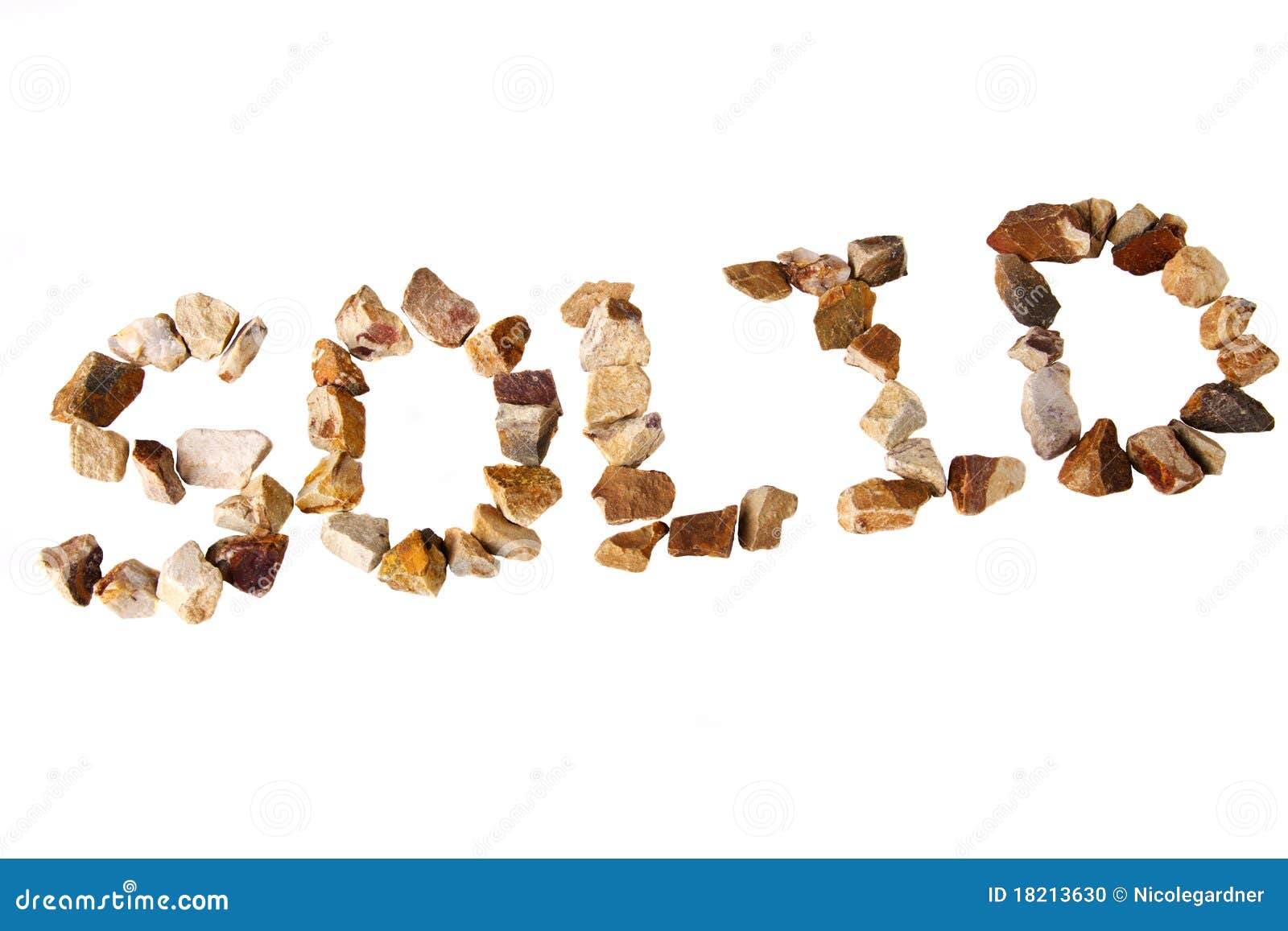 Solid as a rock stock photo. Image of letters, structure - 18213630