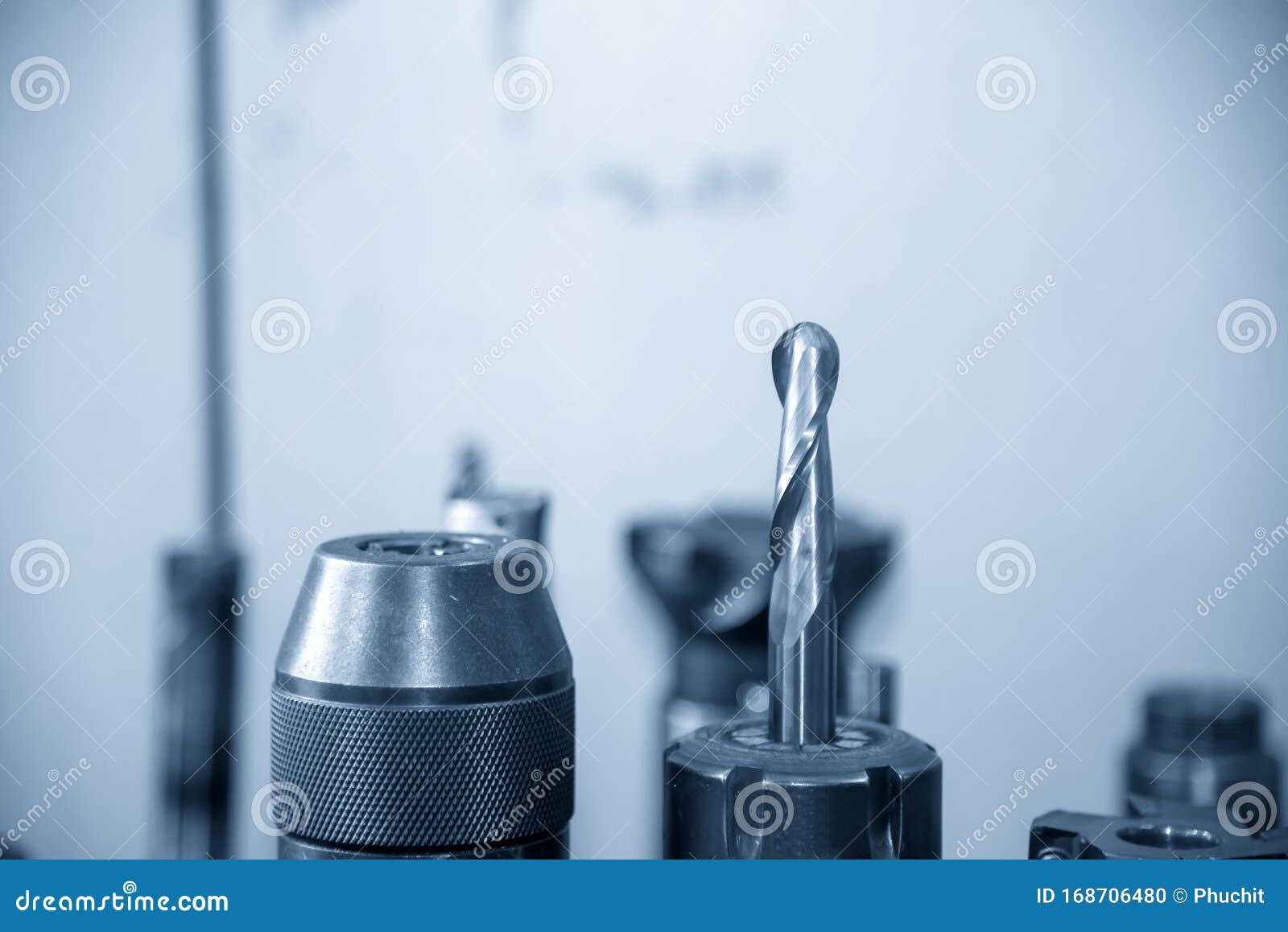 The Solid Ball Endmill Tool for CNC Milling Machine. Stock Photo ...