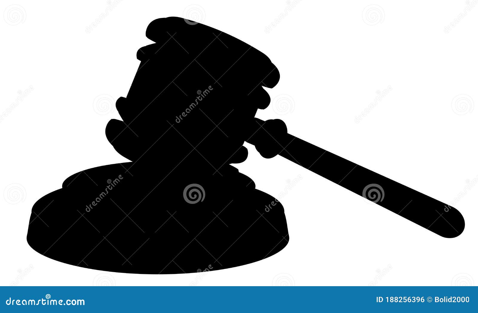 Gavel of judge stock illustration. Illustration of justice - 188256396