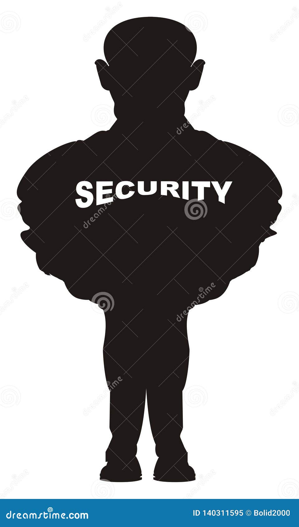 Shadow of security stock illustration. Illustration of solid - 140311595