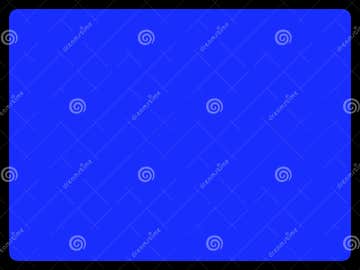 Solid Blank Empty Blue Rectangle Screen Abstract with Black Outline ...