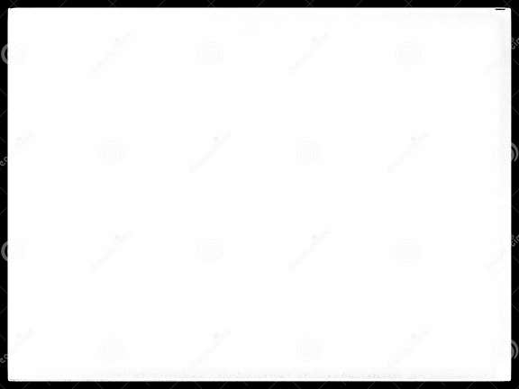 Solid Blank White Rectangle with Black Border Frame, Suitable for ...