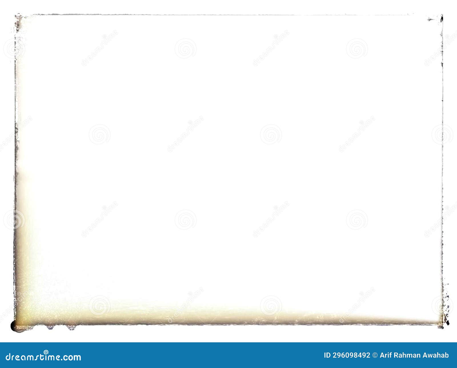 Solid Blank White Rectangle with Black Border Frame, Suitable for ...