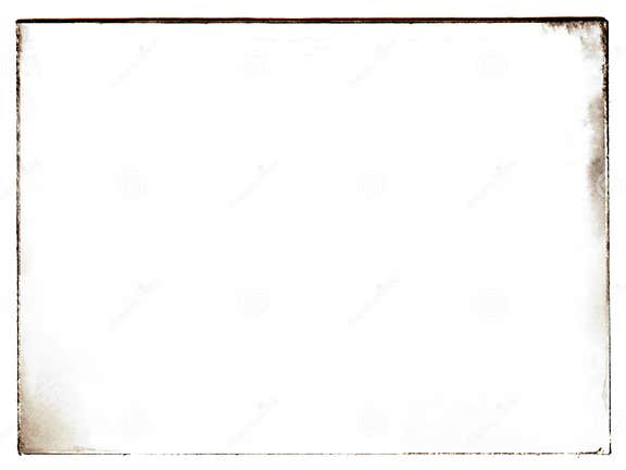 Solid Blank White Rectangle with Black Border Frame, Suitable for ...