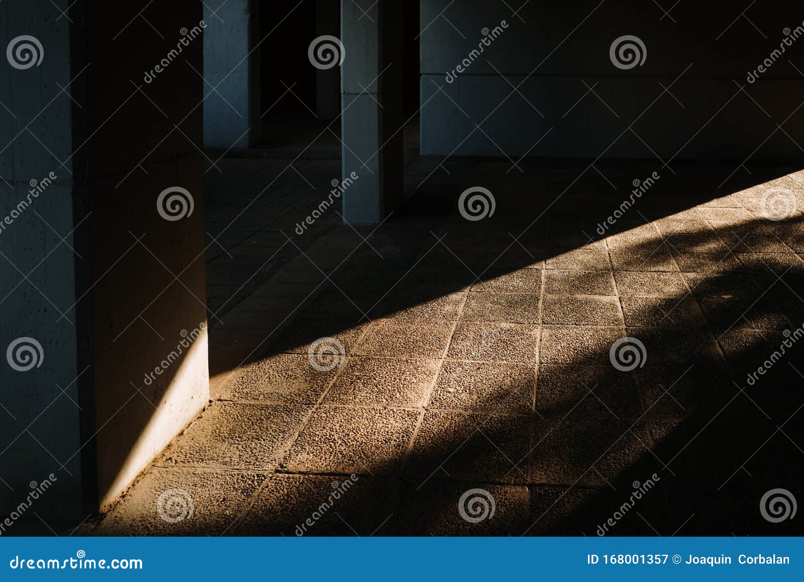 Solid Brick Background of a Sunlit Wall Stock Image - Image of masonry ...