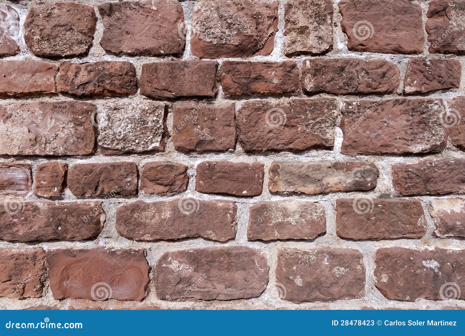 Solid Brick Floor. Orange Bricks Closeup. Weathered Grungy Brick Floor ...