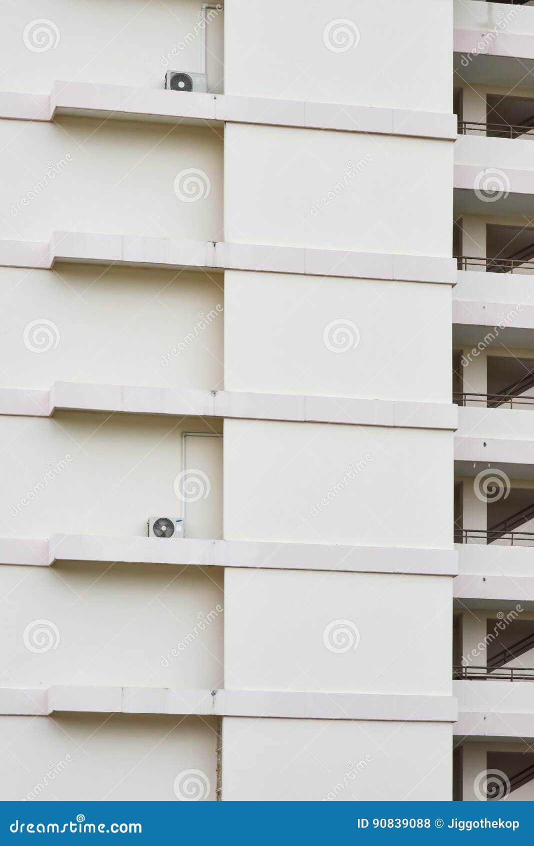 Solid building facade stock photo. Image of design, brown - 90839088