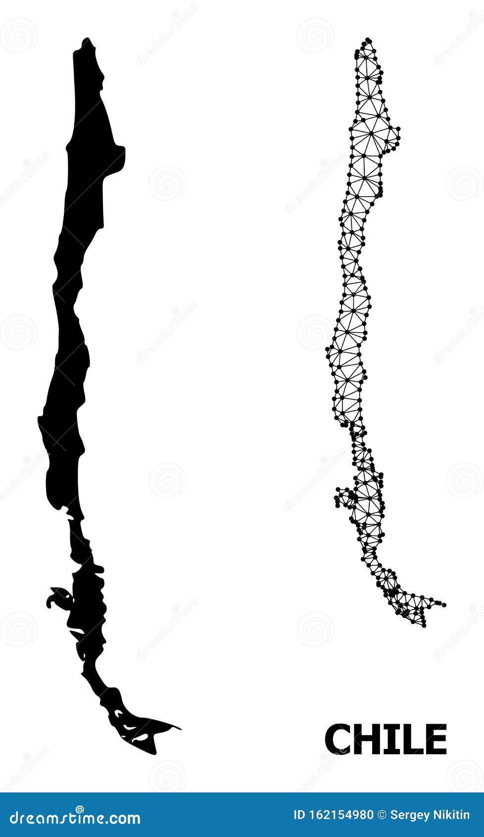 Solid And Carcass Map Of Tahiti And Moorea Islands Vector Illustration ...