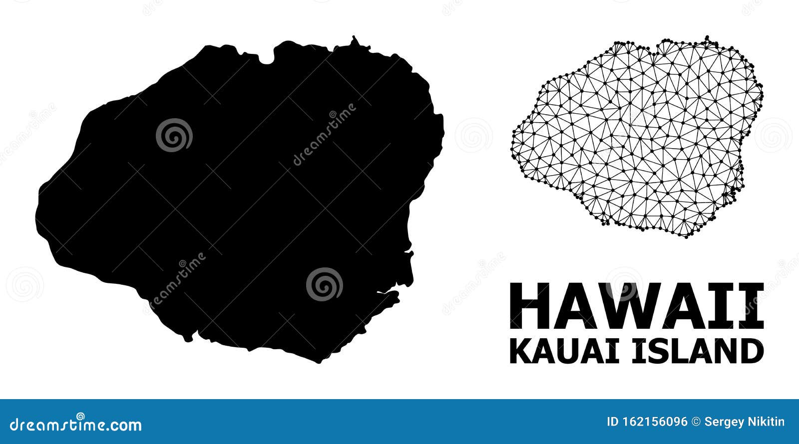 Solid and Carcass Map of Kauai Island Stock Vector - Illustration of ... Solid and Carcass Map of Kauai Island Stock Vector - Illustration of ...