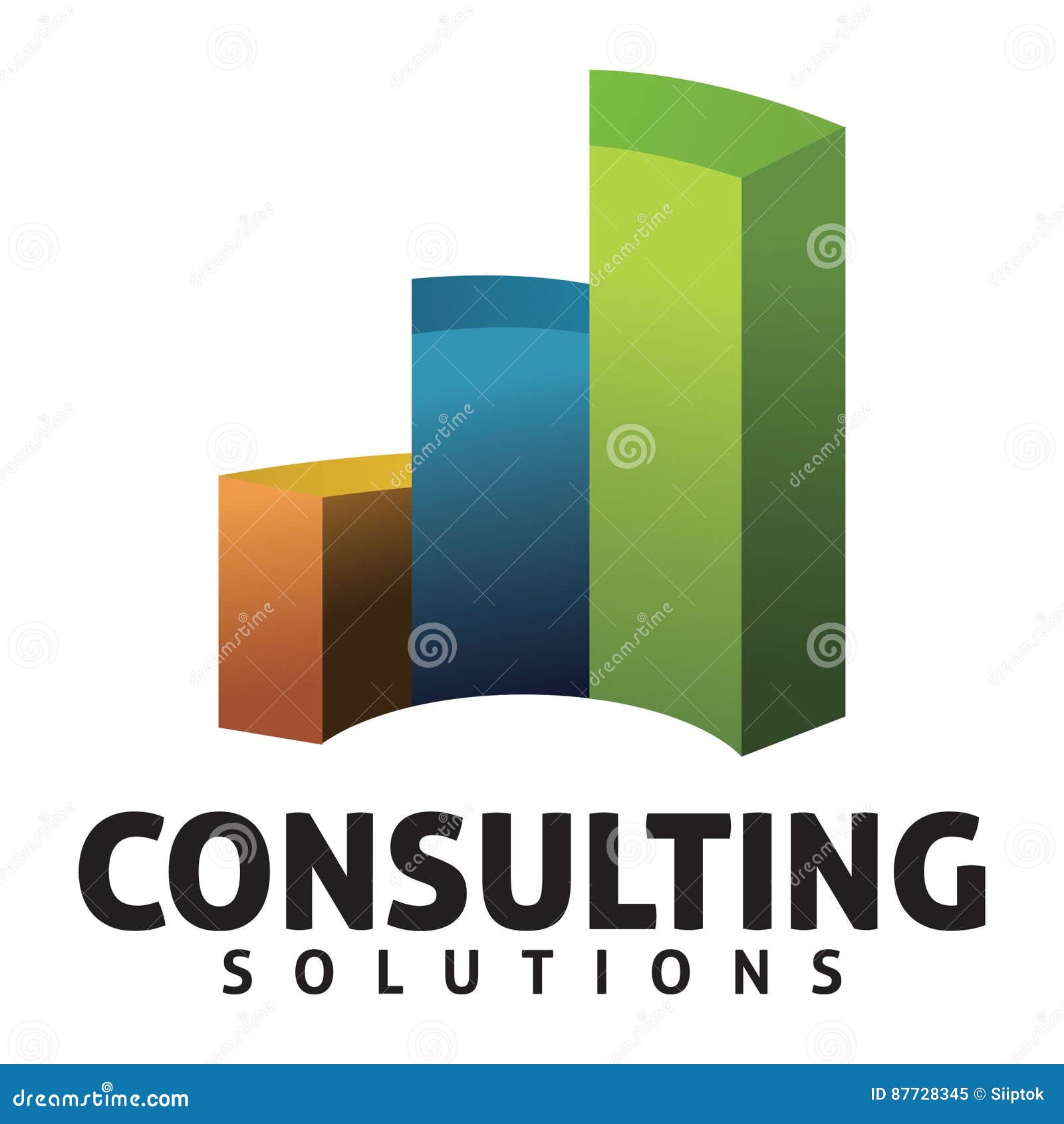 Solid chart logo stock illustration. Illustration of agency - 87728345