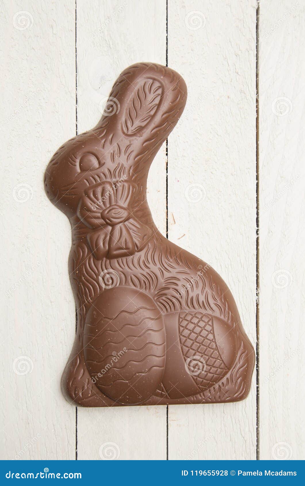 Solid Chocolate Rabbit stock photo. Image of easter - 119655928
